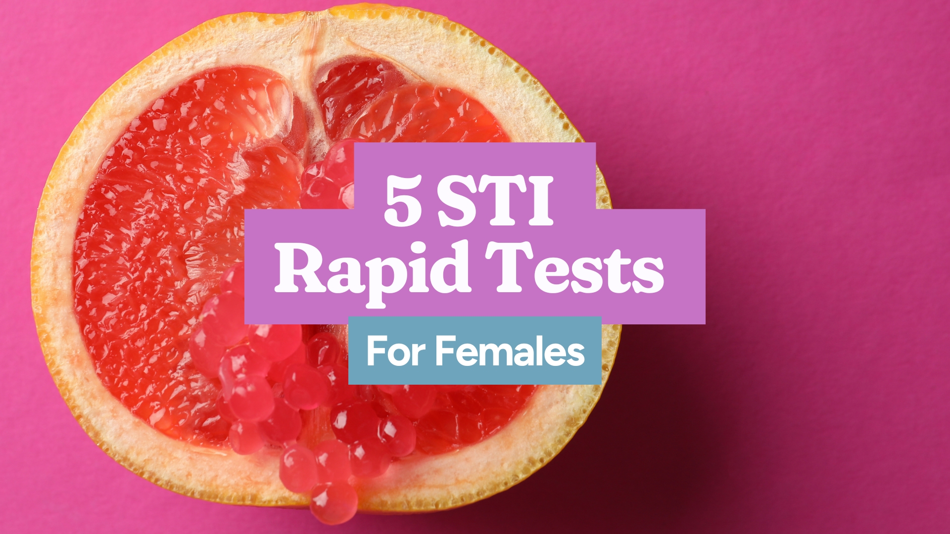 5 STI Rapid Tests (For Females) | Hati Health