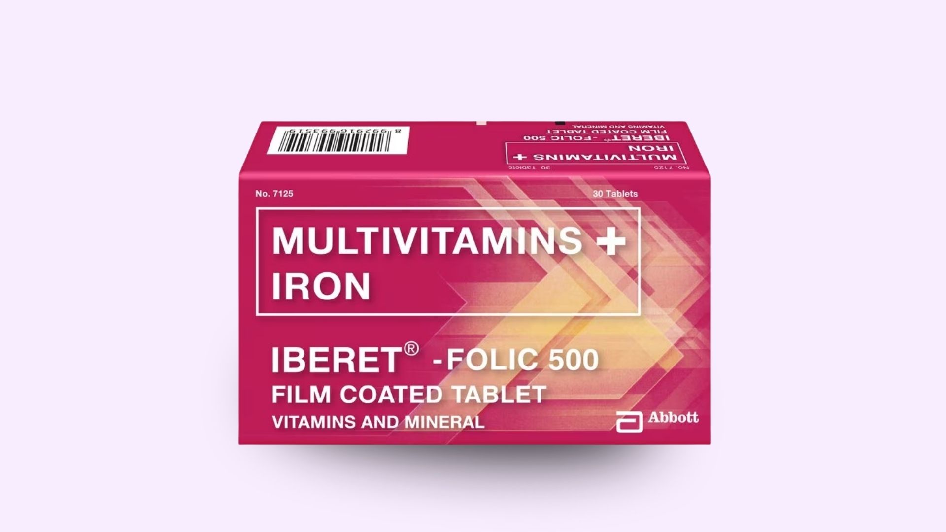 IBERET-FOLIC 500 / Multivitamins / Iron Film-Coated Tablet 1's