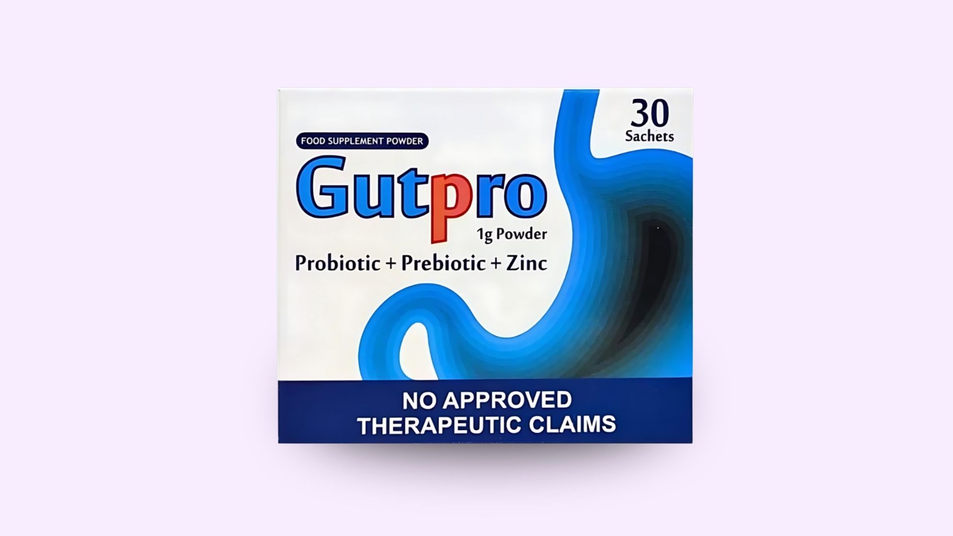 GUTPRO Probiotic / Prebiotic / Zinc 1g Powder Sachet 1's