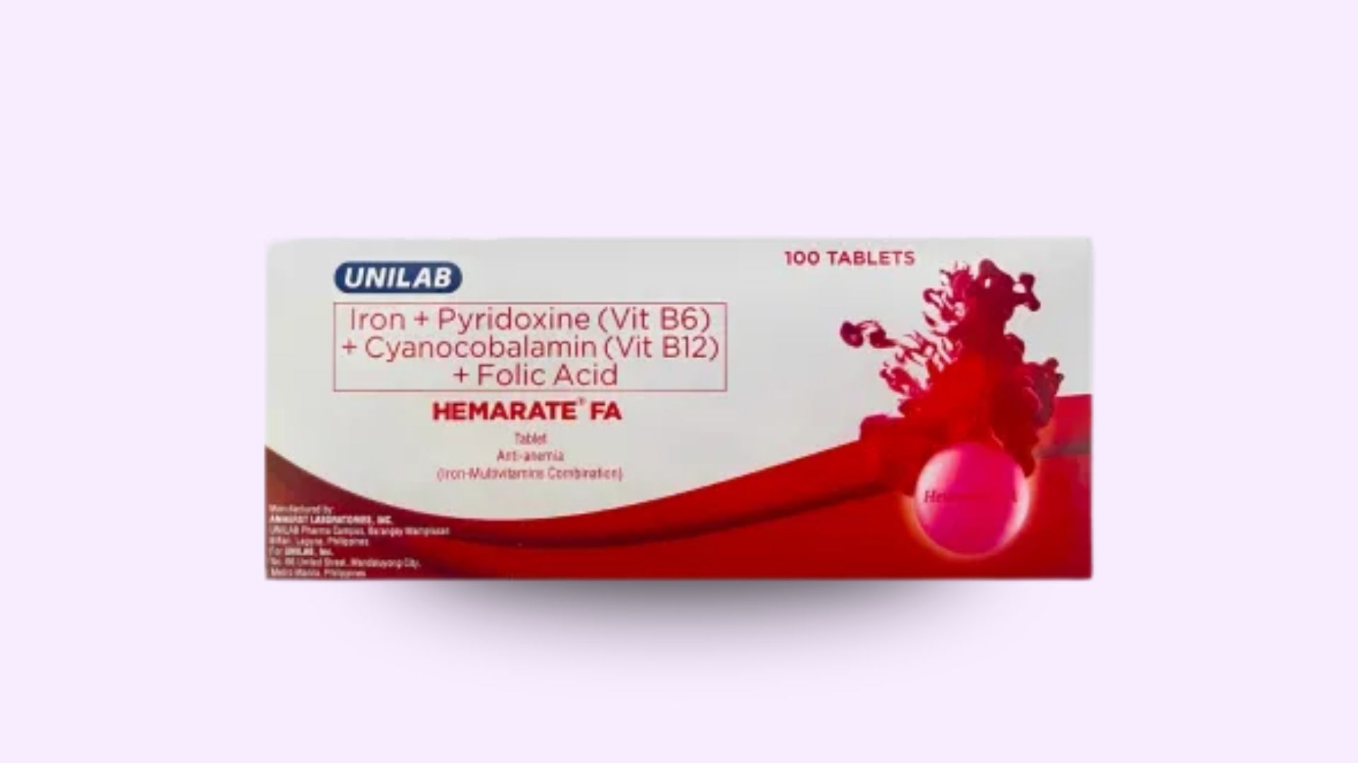 HEMARATE FA / Iron / Vitamin B Complex / Tablet 1s