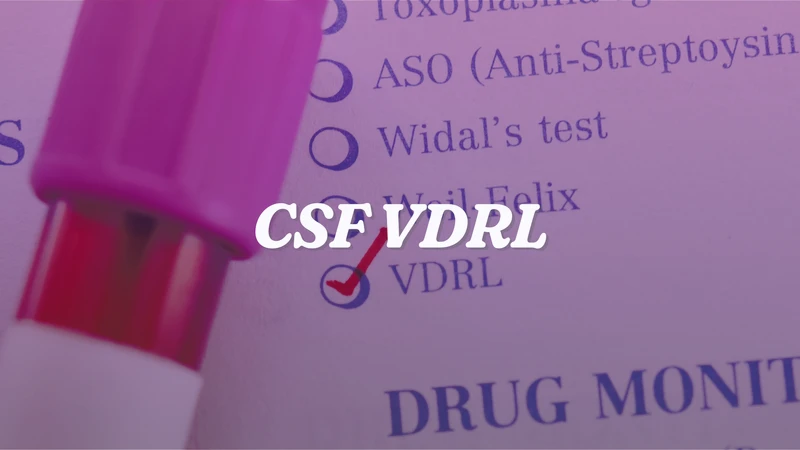 Syphilis screening (CSF VDRL) All Schedules | Hati Health