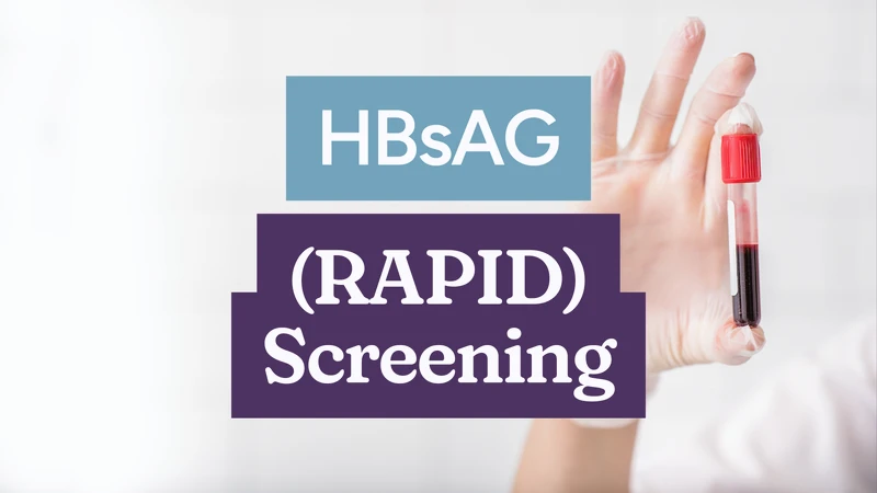 HBsAg (RAPID) Screening by Hi Precision Plus at FAIRVIEW