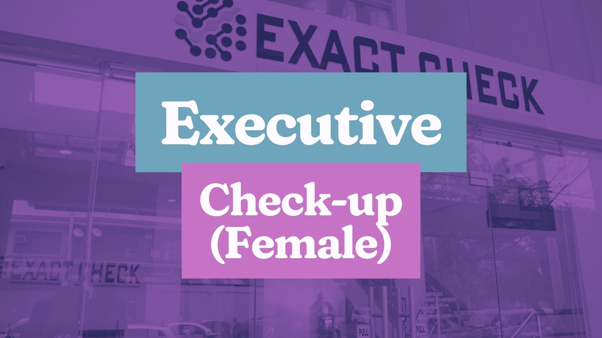 Executive Check-Up (Female) All Schedules | Hati Health