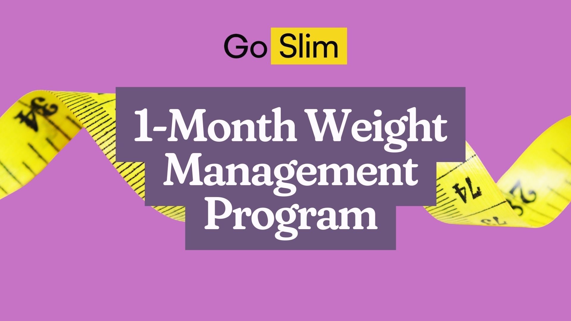 GoSlim Weight Loss Program - Ozempic / 1 mg All Schedules