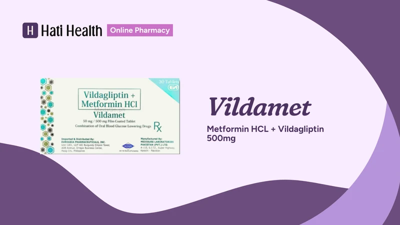 Vildamet / Metformin + Vildagliptin / 500mg - Tablet 1s