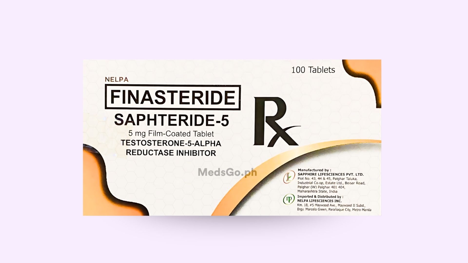 SAPHTERIDE-5 / Finasteride / 5mg - Tablet 1s | Hati Health